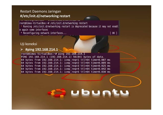 2013 13. Konfigurasi Dhcp Dns Nat pada ubuntu server 11.04