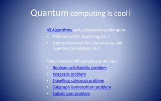 2013.09.13 quantum computing has arrived s.nechuiviter | PPT