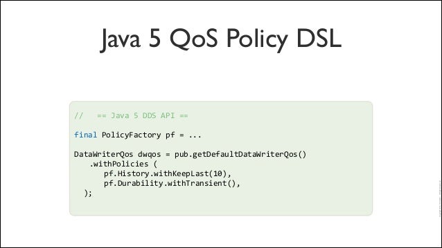 OpenSplice DDS Tutorial -- Part II