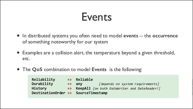 OpenSplice DDS Tutorial -- Part II