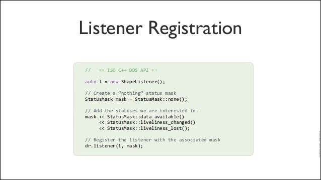 OpenSplice DDS Tutorial -- Part II