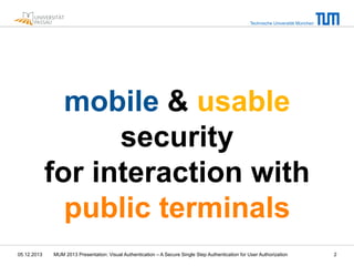 Visual Authentication - A Secure Single Step Authentication for User Authorization | PDF