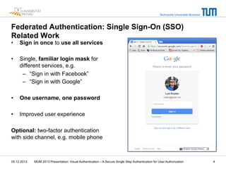 Visual Authentication - A Secure Single Step Authentication for User ...