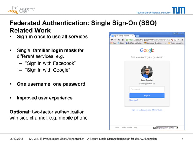 Visual Authentication - A Secure Single Step Authentication for User Authorization | PDF
