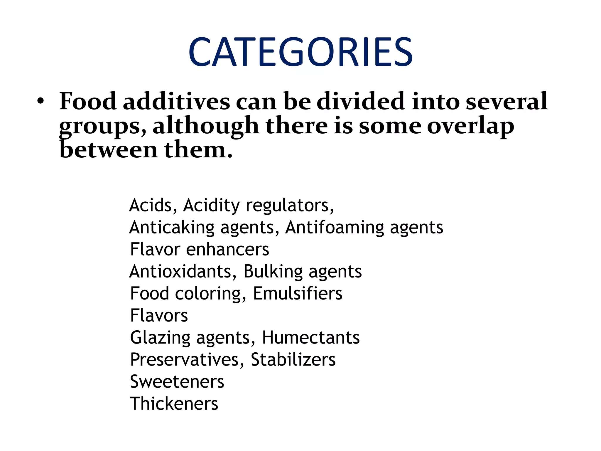 2013 14. isabel pujante - food additives | PPSX | Chemistry | Science