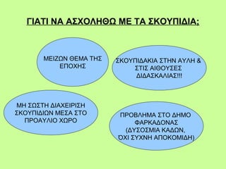Το ταξίδι των σκουπιδιών - Περιβαλλοντική ομάδα ΕΠΑΛ Φαρκαδόνας | PPT