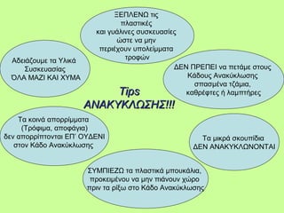 Το ταξίδι των σκουπιδιών - Περιβαλλοντική ομάδα ΕΠΑΛ Φαρκαδόνας | PPT