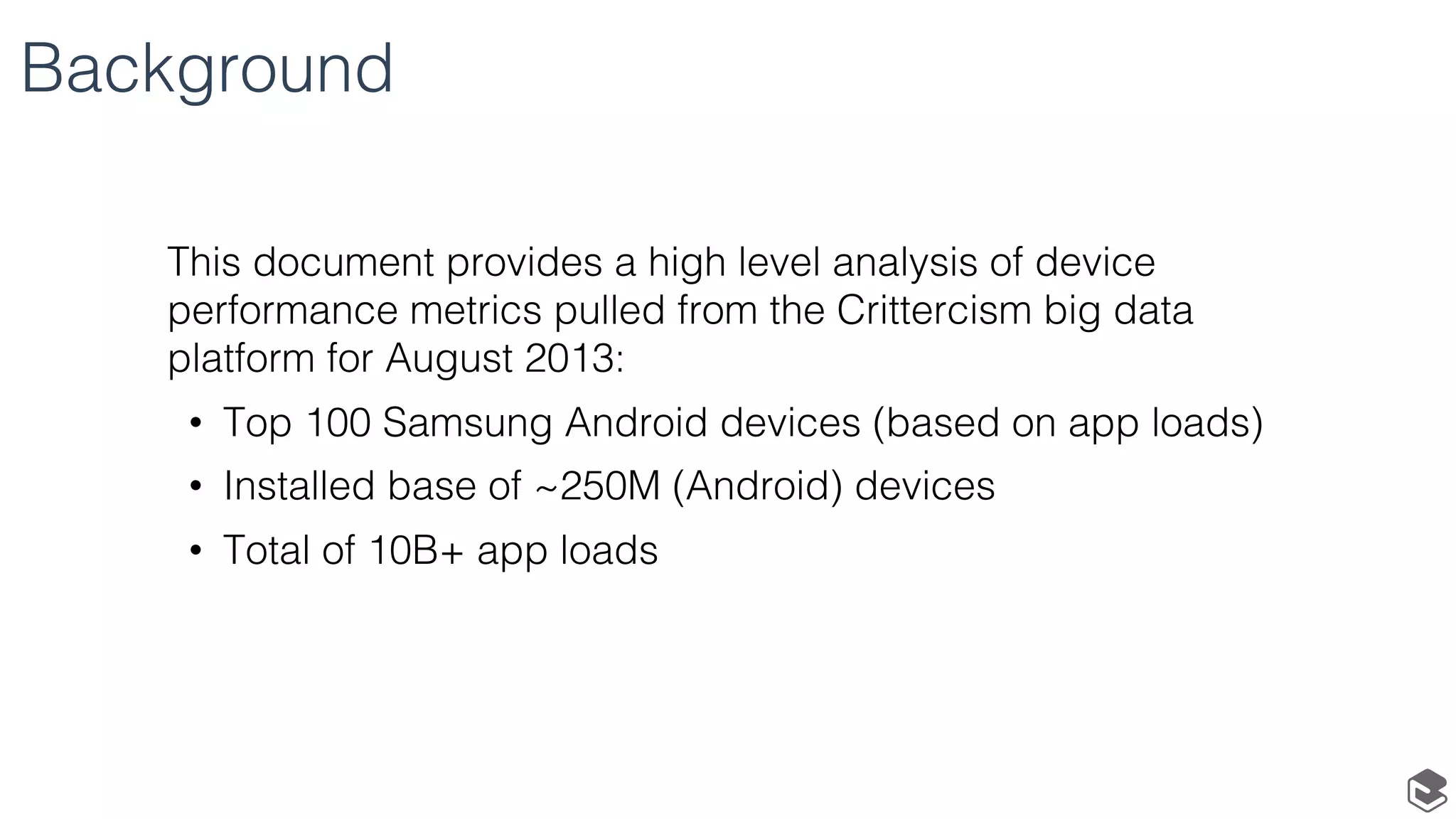 Samsung Android Crash & Performance Analysis | PPT