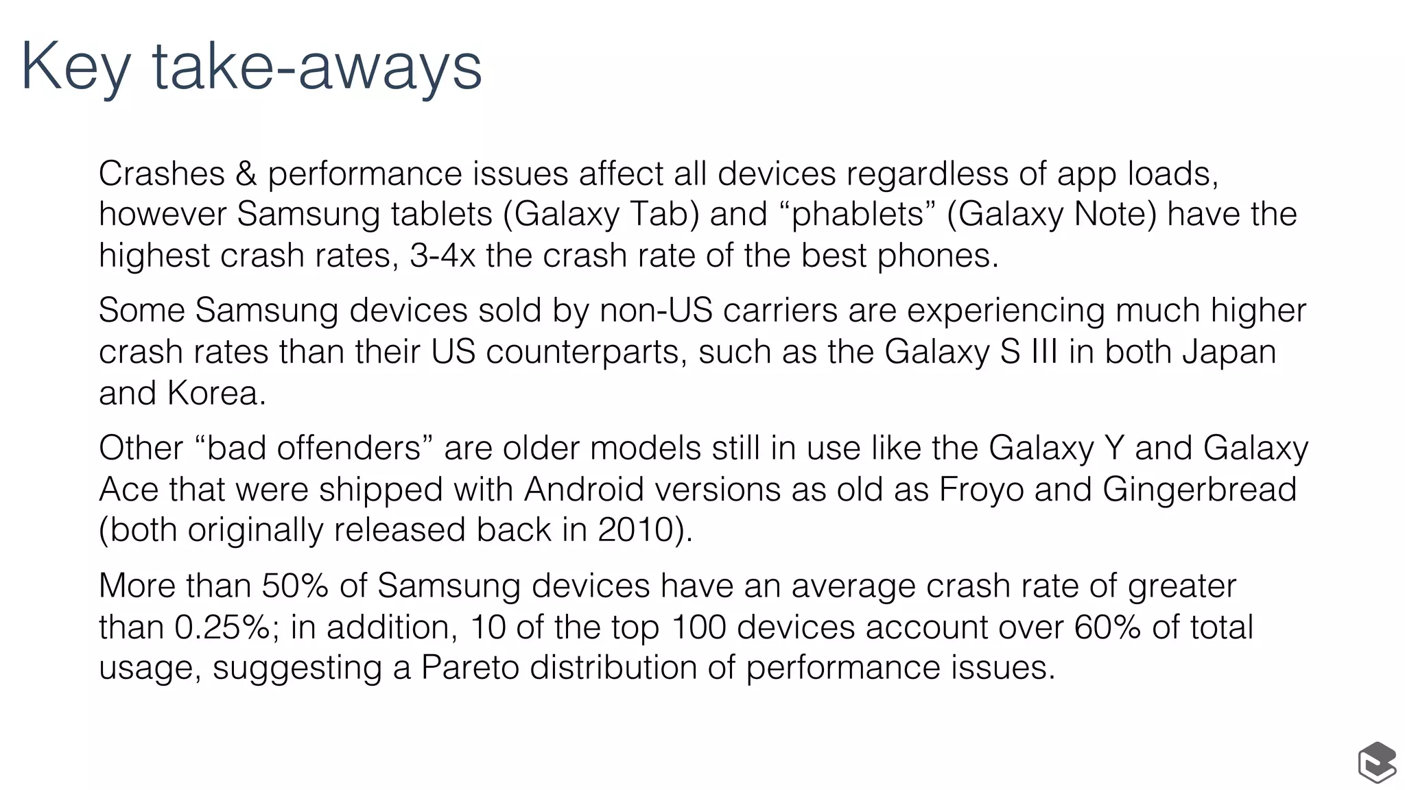 Samsung Android Crash & Performance Analysis | PPT
