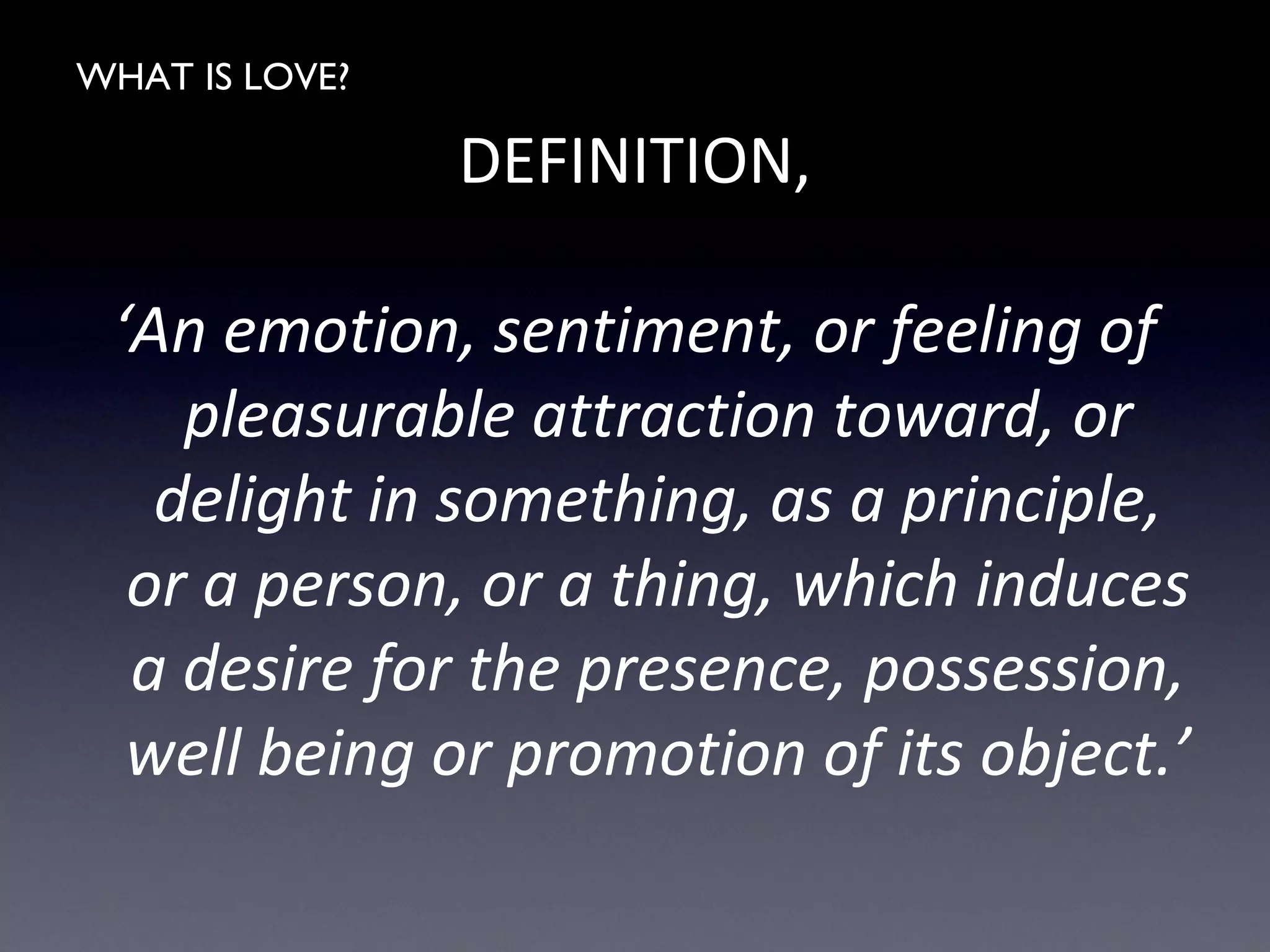 What Is Love | PPT