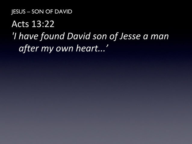 Jesus - Son Of David | PPT | Christianity | Religion & Spirituality