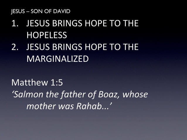 Jesus - Son Of David | PPT | Christianity | Religion & Spirituality