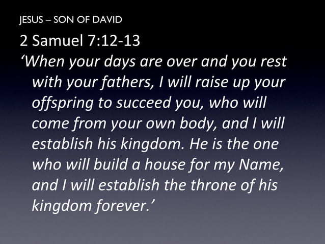 Jesus - Son Of David | PPT | Christianity | Religion & Spirituality