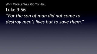 Why People Will Go To Hell | PPTX