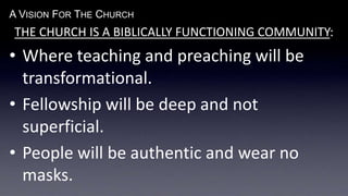 A Vision For The Church | PPTX
