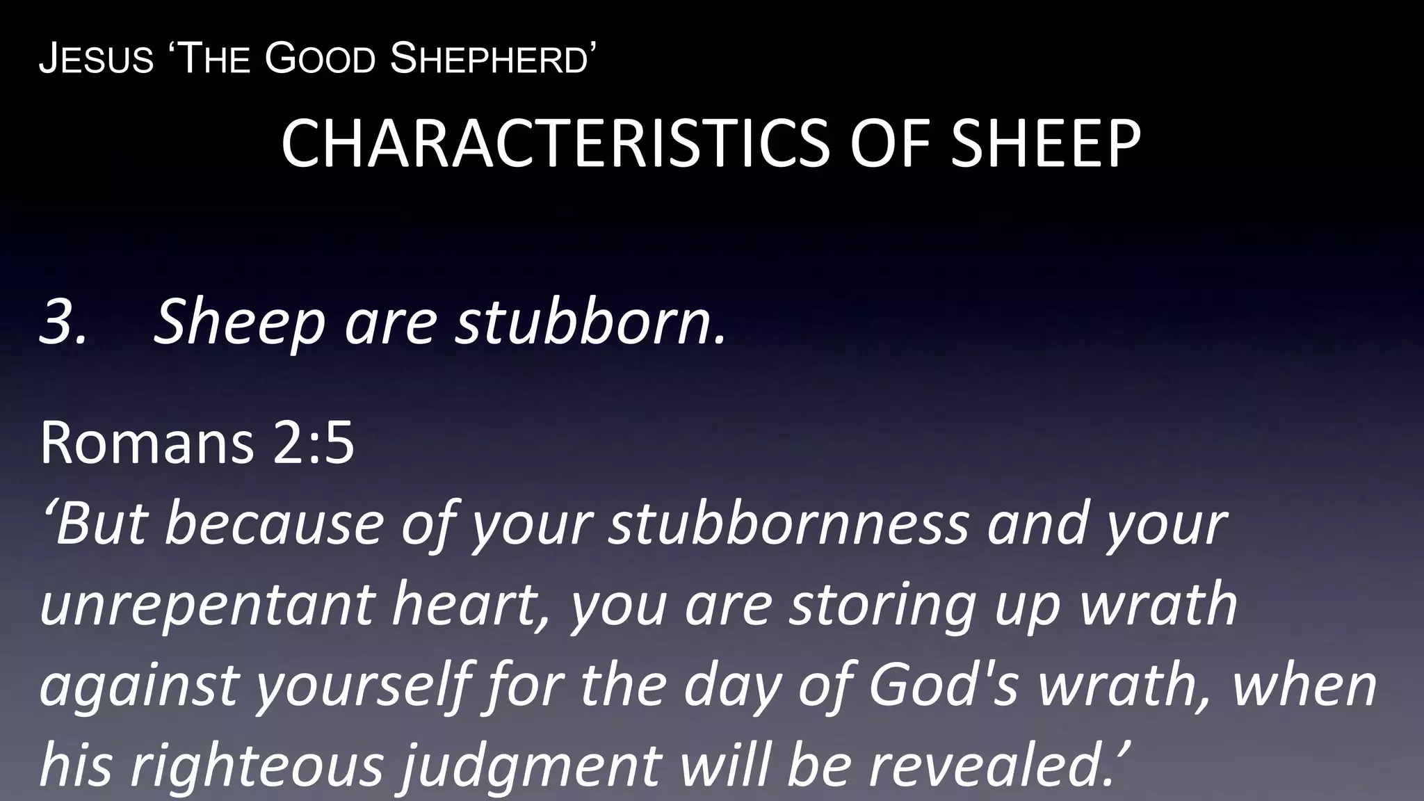Jesus, The Good Shepherd | PPTX