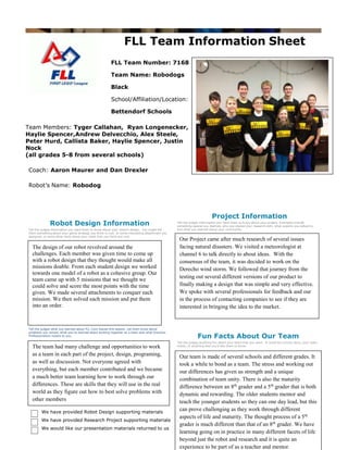 FLL 2013 14 info sheet black | DOCX