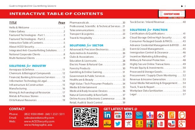 2013 14 Interactive Guide to Integrated Anti-Counterfeiting Solutions