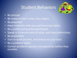 2015-16 JRE Open House Welcome to Room | PPTX