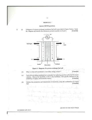 CAPE Environmental Science Unit 2 2013 Paper 2 | PDF