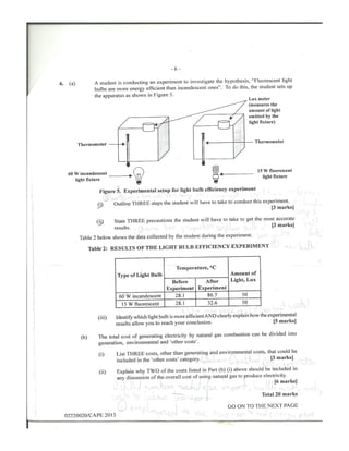 CAPE Environmental Science Unit 2 2013 Paper 2 | PDF