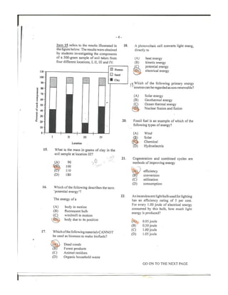 CAPE Environmental Science Unit 2 Paper 1 2013 | PDF
