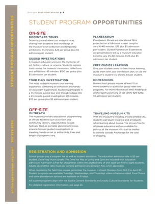 2013-2014 Educator guide | PDF | Museums & Galleries | Attractions