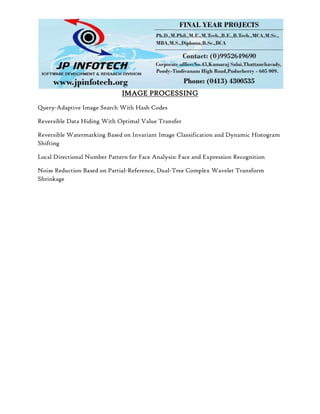 2013 2014 ieee project titles | PDF