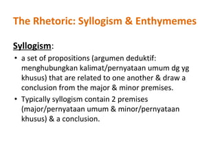 the rhetoric & dramatism | PPT