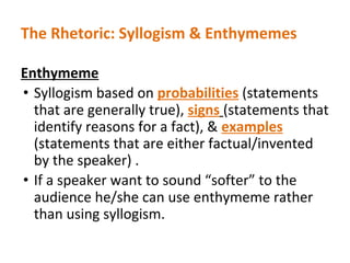 the rhetoric & dramatism | PPT