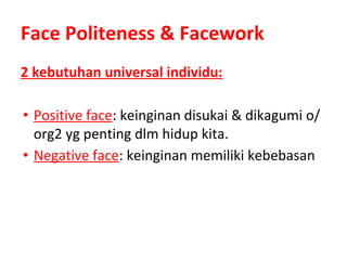 face negotiation theory | PDF
