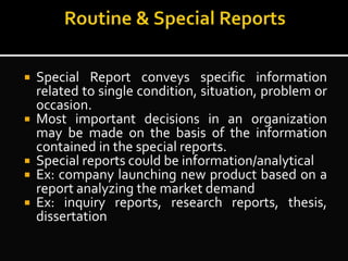 TYPES OF REPORT | PPTX