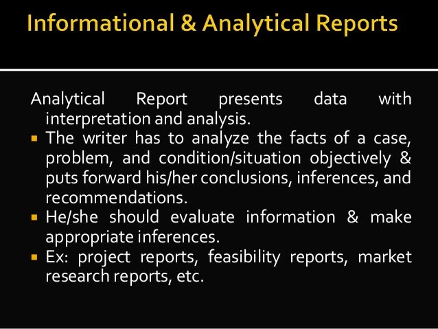 TYPES OF REPORT