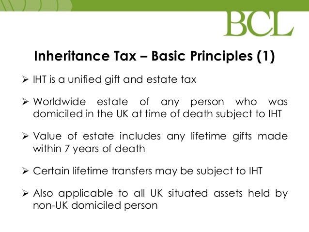 Inheritance Tax - Overview & Recent Developments