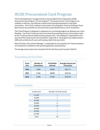 2013 Annual Board Report - Purchasing | PDF | Business Accounting ...