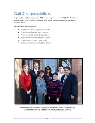 2013 Annual Board Report - Purchasing | PDF