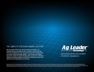 Ag Leader Product Catalog - 2013 | PDF
