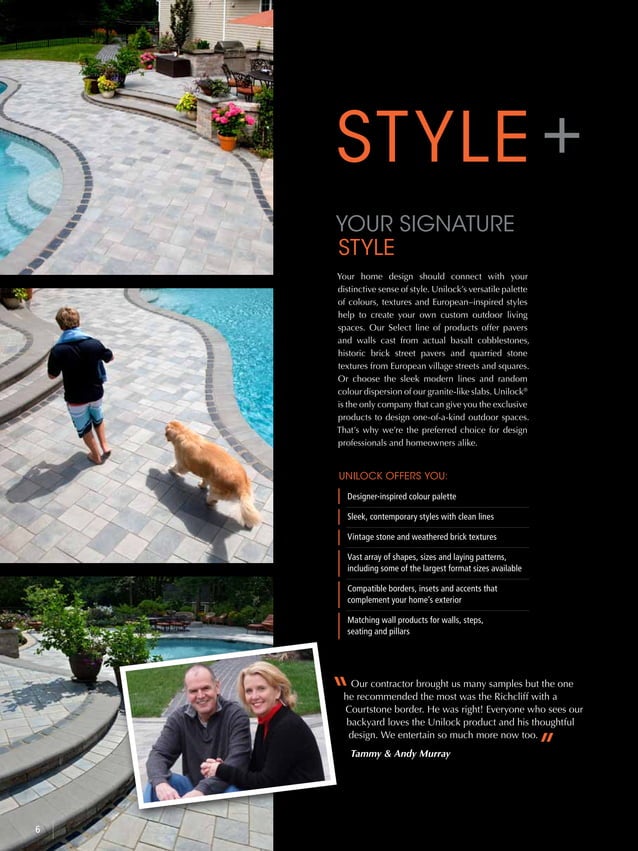 Stone Works Canada-Unilock Interlock Pavers Catalog | PDF