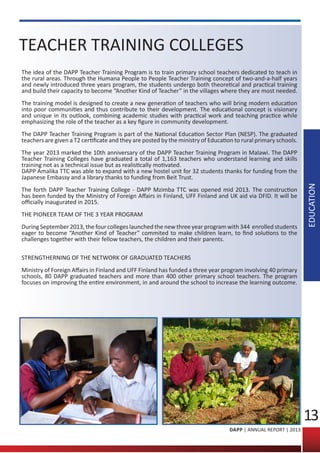 DAPP Malawi - 2013 Annual Report | PDF