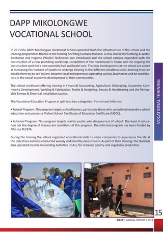 DAPP Malawi - 2013 Annual Report | PDF