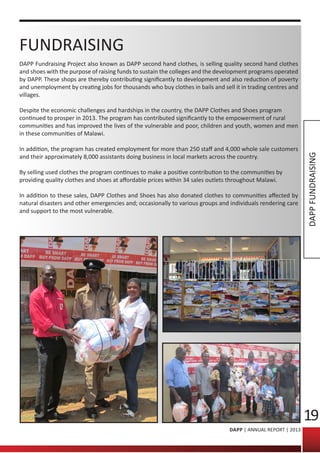 DAPP Malawi - 2013 Annual Report | PDF