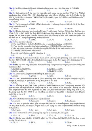 Đề thi đại học 2013 môn Hóa Học khối B | PDF