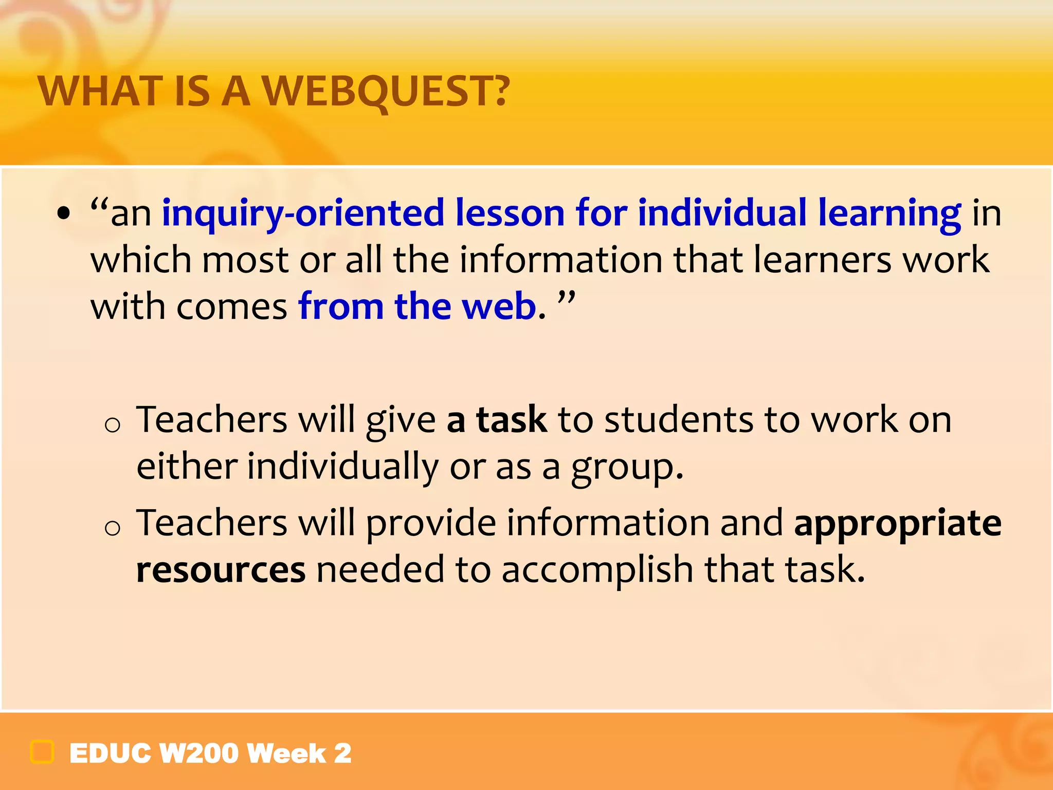 2013 fall week2_web_quest | PPTX