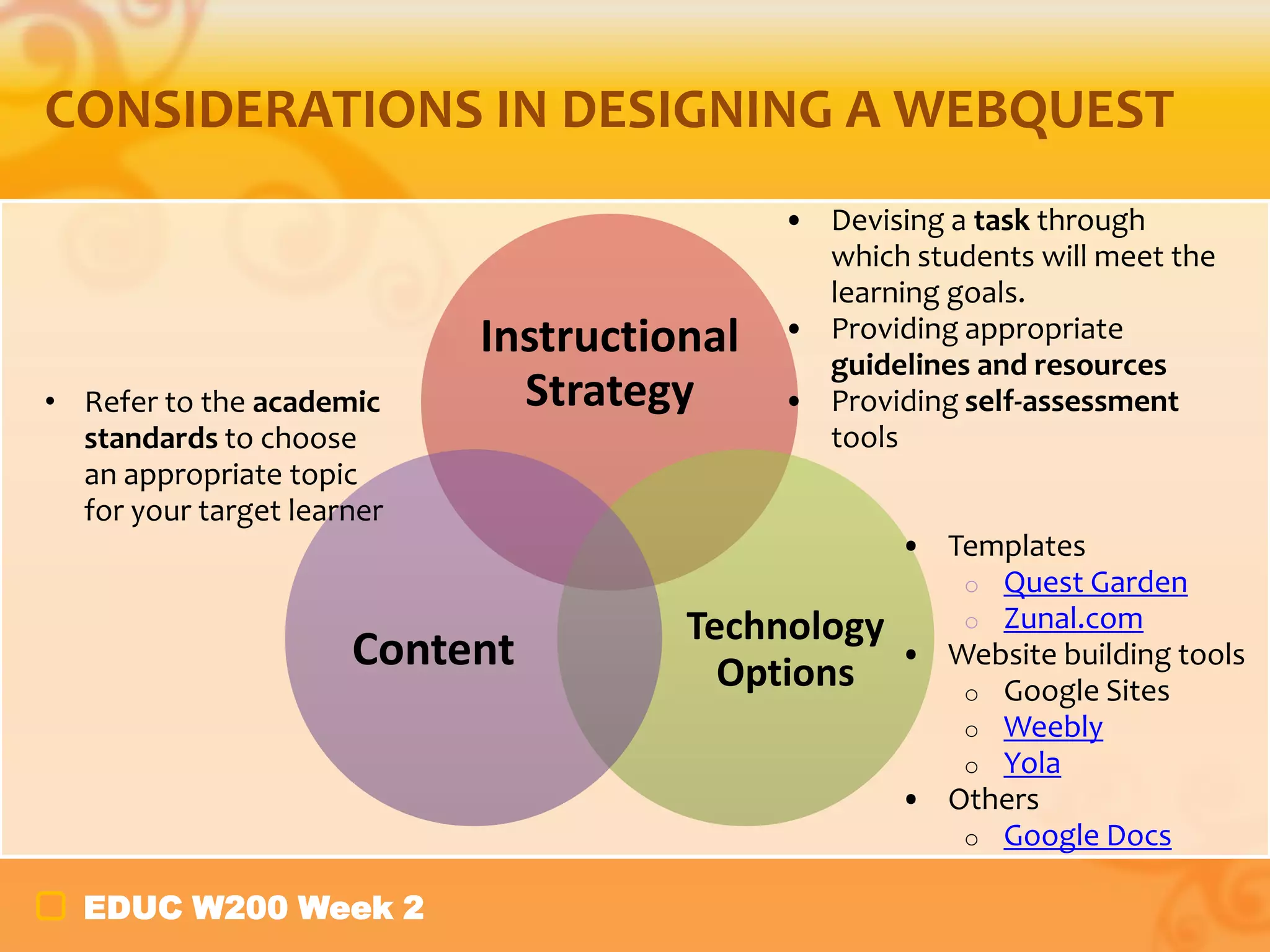 2013 fall week2_web_quest | PPTX | Homework and Study | Education
