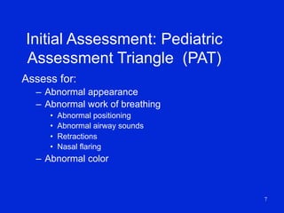 GEMC: Pediatric Respiratory Emergencies: Resident Training | PDF