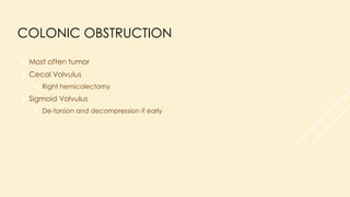 GEMC- Bowel Obstruction- Resident Training | PPT