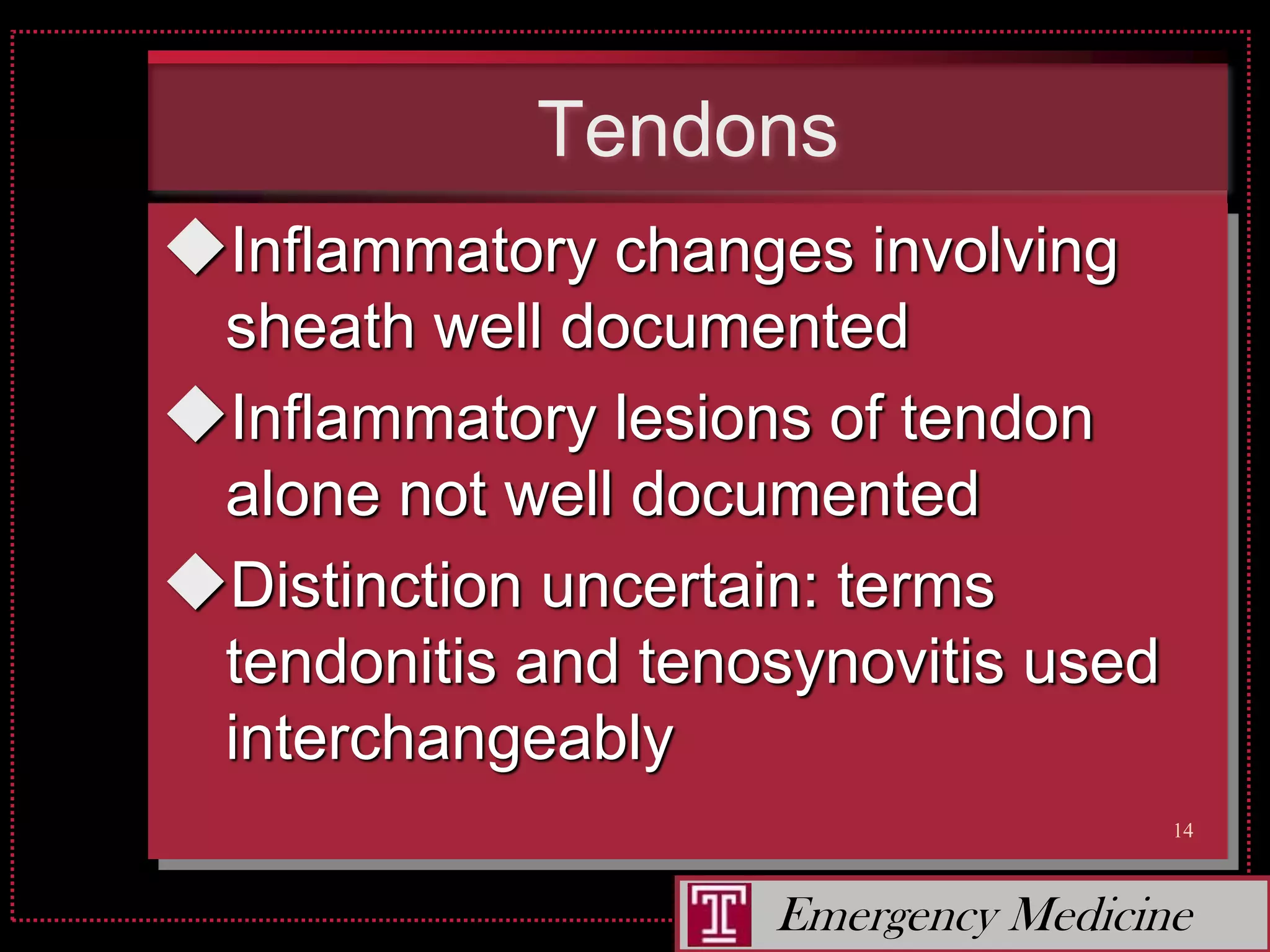 GEMC- Bursitis, Tendonitis, Fibromyalgia, and RSD- Resident Training | PDF