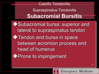 GEMC- Bursitis, Tendonitis, Fibromyalgia, and RSD- Resident Training | PDF