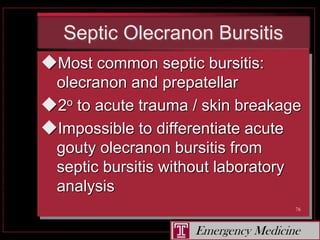 What Causes Septic Bursitis