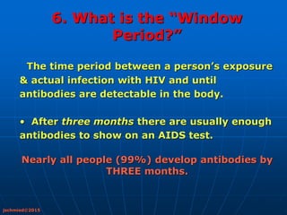 HIV AIDS presentation | PPTX